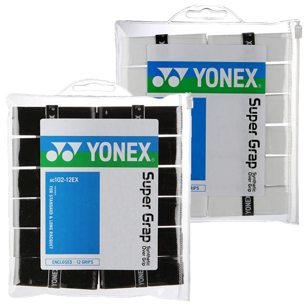 Yonex Wet Super Grap Tennis Overgrips - 12 Pack