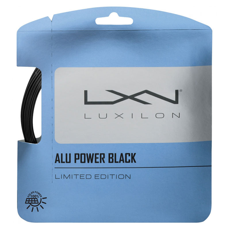 Luxilon Alu Power Black 125 / 16L Tennis String | Ole Tennis