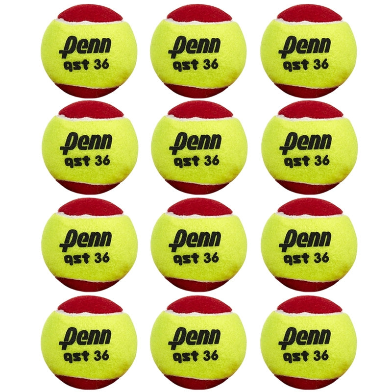 Penn QST 36 Low Compression Tennis Balls 12 Pack
